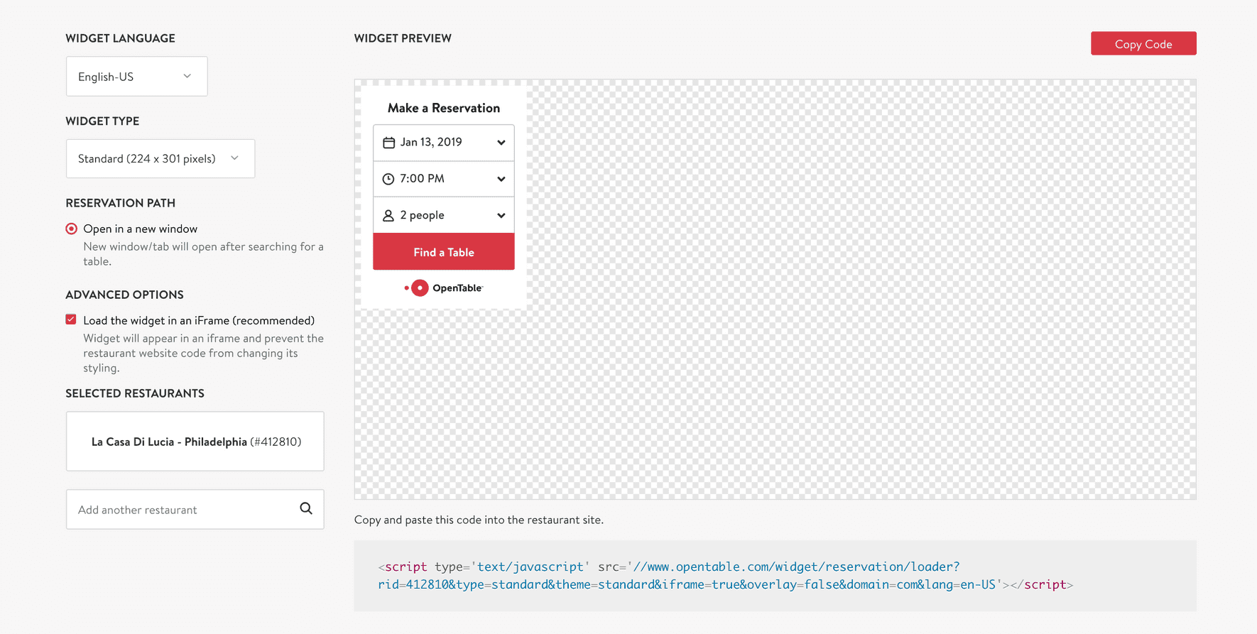 Vivisection of OpenTable widget. | A Tech Blog